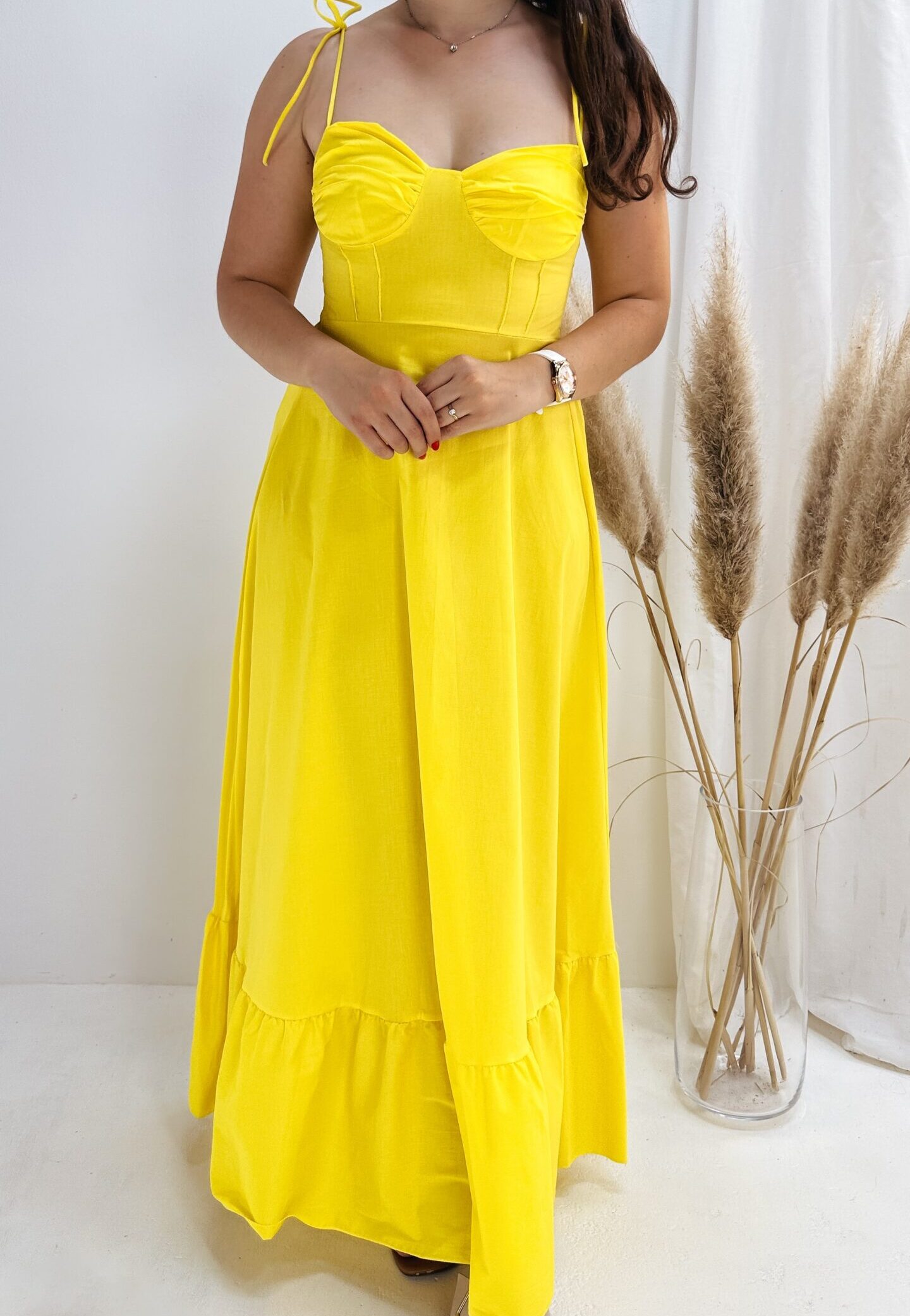 Rumena obleka JULIETTE - HEYOU